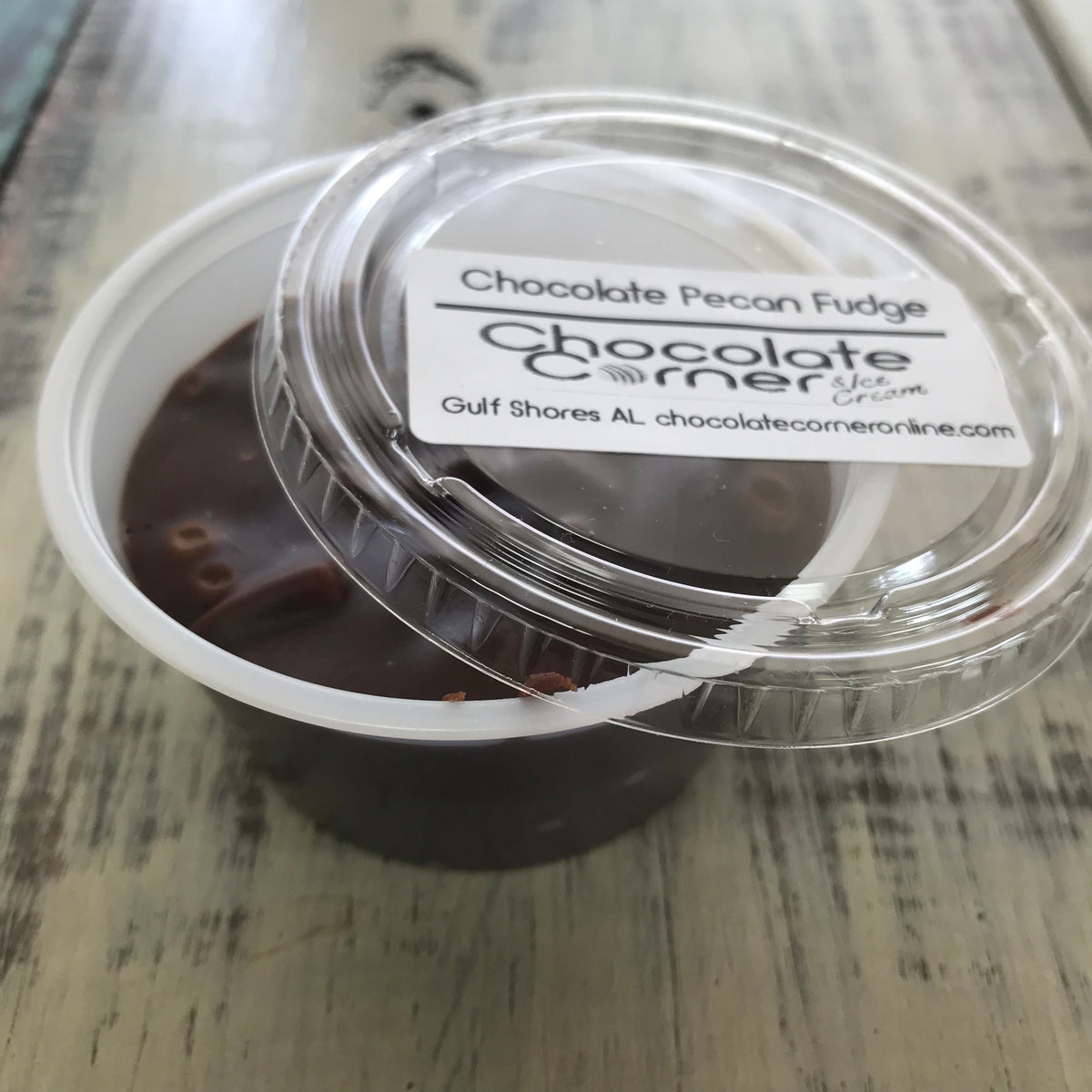 Chocolate Pecan Fudge Cup – Chocolate Corner Gulf Shores